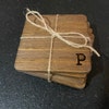 Personalized Wooden Coaster Set of 4, Wedding Gift, Christmas Gift ...