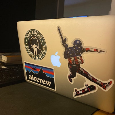 Stick Pig Sticker - Etsy