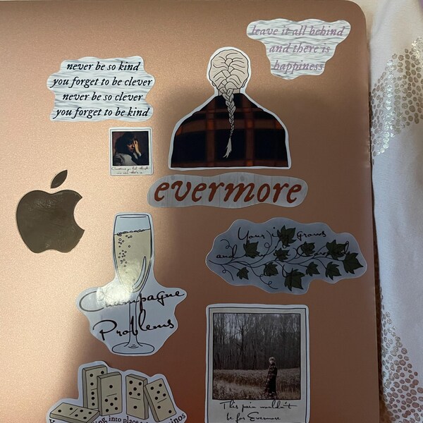 Evermore Sticker Pack - Etsy
