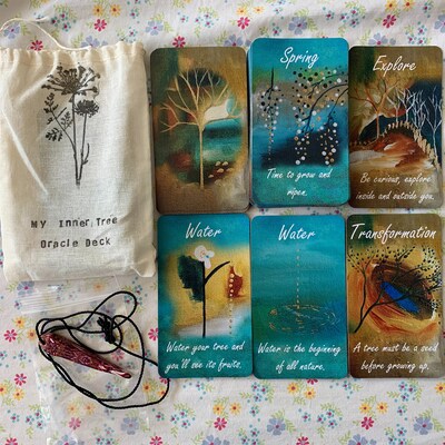 Oracle Deck, My Inner Tree Intuitive Oracle Deck, Tarot Cards - Etsy