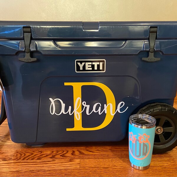 Personalized YETI Cooler Decals-personalized RTIC Cooler Decals-custom ...