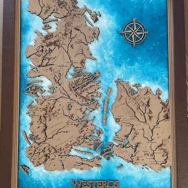 3D Multilayer City Map 3D City Wood Map 5th Anniversary Gift Wooden Map ...