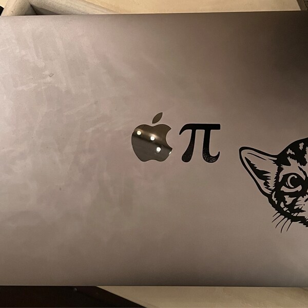 Cubes Vinyl Decal Laptop Mac Apple Logo Sticker MacBook Decal Unique ...