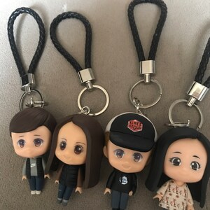 Customized Figure Hand Sculpted Polymer Clay Keychain 3D | Etsy