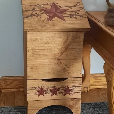 Potato Bin, Potato and Onion Bin, Rustic Potato Bin, Rustic Decor ...