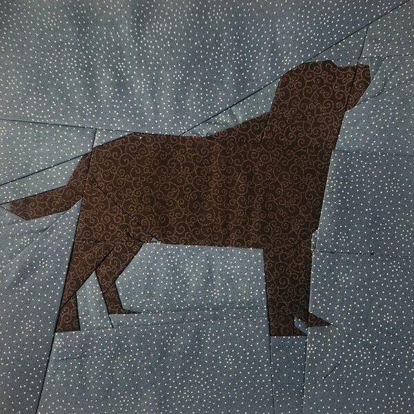 FPP Pattern Cat 1 Silhouette Foundation Paper Piecing 25x25cm or 10 ...