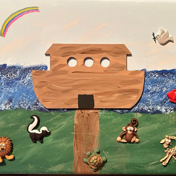 Unfinished Wooden Noah's Ark Shape 02 | Crafting Supplies | Bible Flood ...