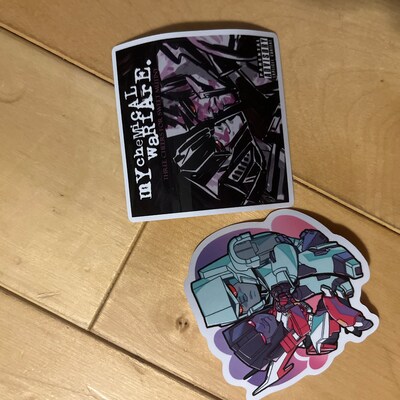 2x2 Megatron X Starscream Acrylic Keychain - Etsy