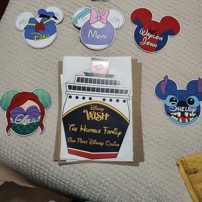 Disney Cruise Door Magnets Disney Ship Front and Character Inspired ...