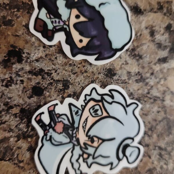 BSD Mini Stickers - Etsy