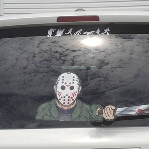 Peeking Alien Area 51 UFO Car Decal, Yeti / Laptop / Mac Book ...