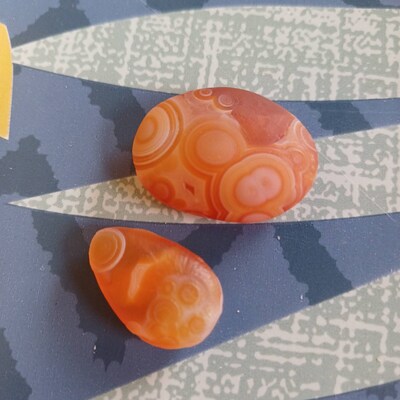 Gobi Agate Eye Agate Stone From Mongolia, Natural Desert Tumbled Palm ...