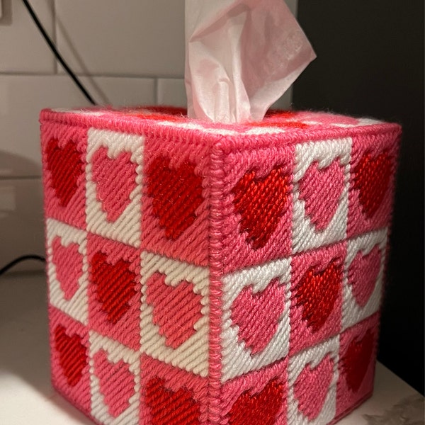 Easter Cross Tissue Box Cover / Rose Cross Tissue Box Cover / Easter ...