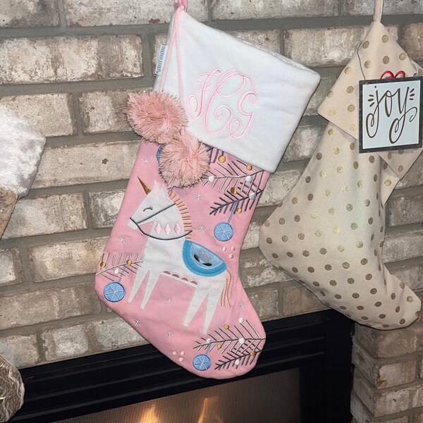 Personalized Stocking / Kid's Stocking / Stephen Joseph Stocking ...