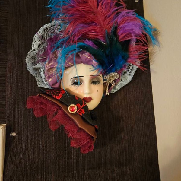 Unique Creations Limited Edition Woman of Color, Black Lady Face Mask ...