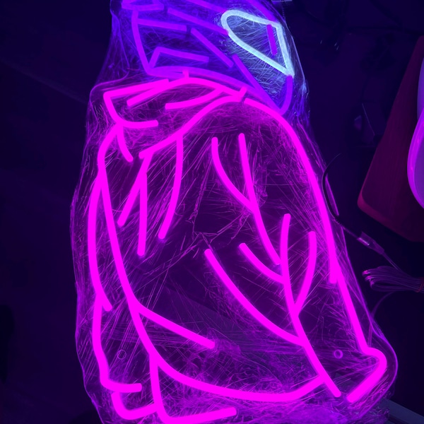 Motorcyclist Neon Sign, Cool Man Sign, Motorcycle Helmet Light Sign ...