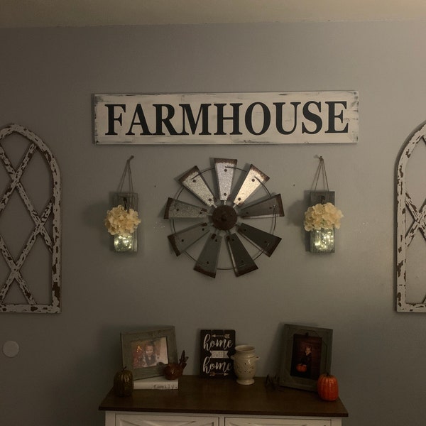 Farmhouse Sign|large Farmhouse Sign|rustic Farmhouse Sign|kitchen ...