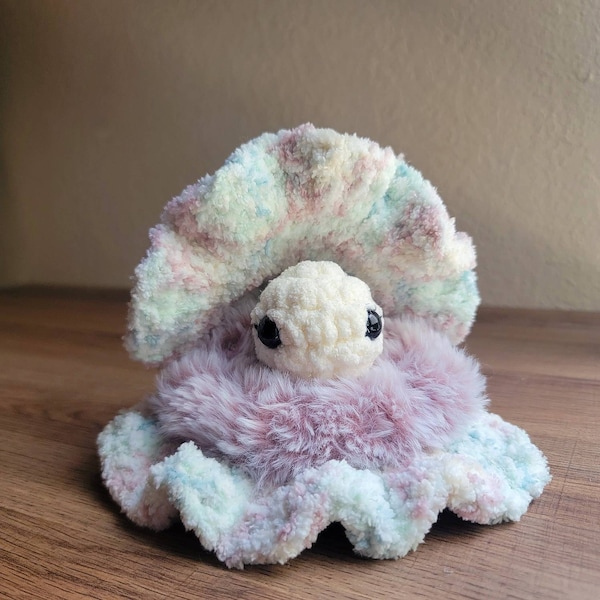 Pearl the Oyster — CROCHET PATTERN ONLY, Crochet Oyster Pattern ...