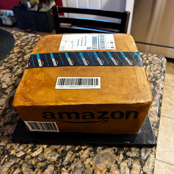 Amazon Prime Shipping Label and Strips Edible Image Icing Frosting ...