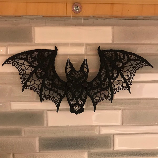 Lace Batty Beauty FSL Adjustable Wings Bats Embellishments Scrapbooks ...