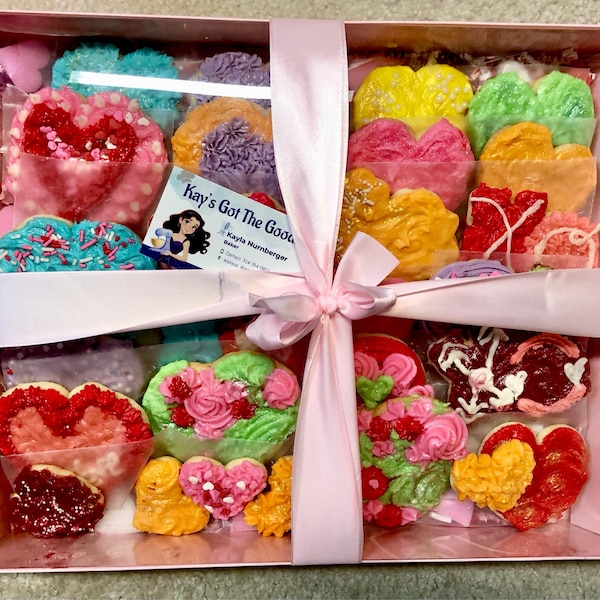 10 Boxes - Light Pink Candy Box With White & Purple Flower Ribbon With ...
