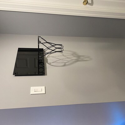 6 Hook Silver Chain Net for Mini Basketball Hoop Chain Net - Etsy