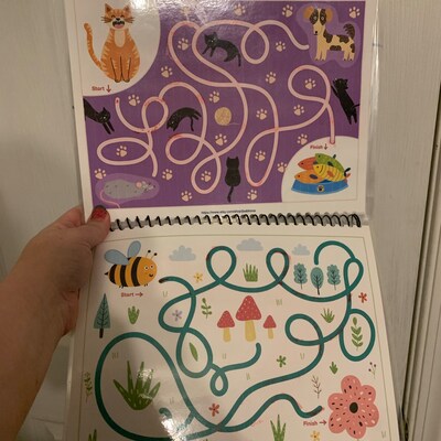 Shopping Busy Book Printable Game for Toddlers, Grocery Activity ...