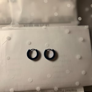 14k Gold Snap Back Hoop Earring Pair, Hypoallergenic, Minimalist ...