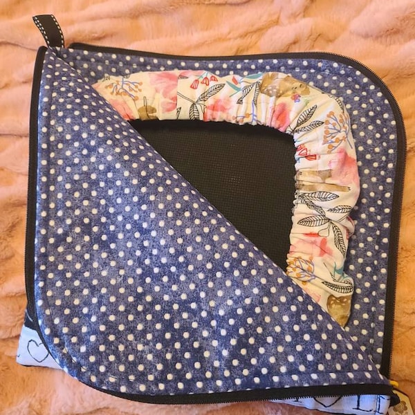 Q-snap and Scroll Frame Project Bag- Cross Stitch Project Bag- Q-snap ...
