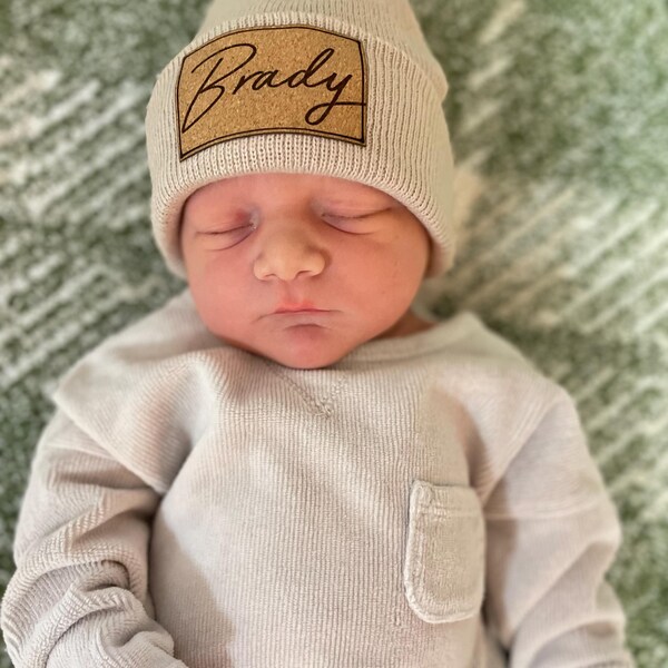 Personalize Baby Beanie With Name | Custom Newborn Hat Kids Youth Child ...