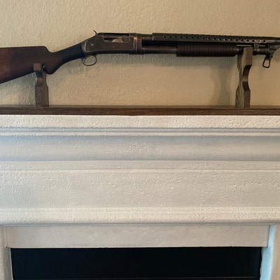 Mantle Style Gun Display Rack for Shotgun - Etsy