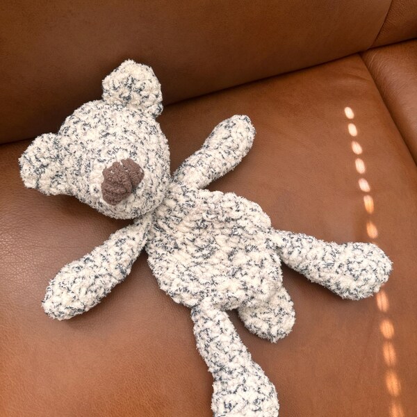 Jr. Bear the Bear Snuggler Crochet Pattern, Bear Pattern, Crochet Bear ...