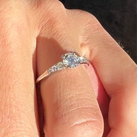 Volcano 1 18K Yellow Gold Engagement Ring, Nature Ring, Diamond Ring ...