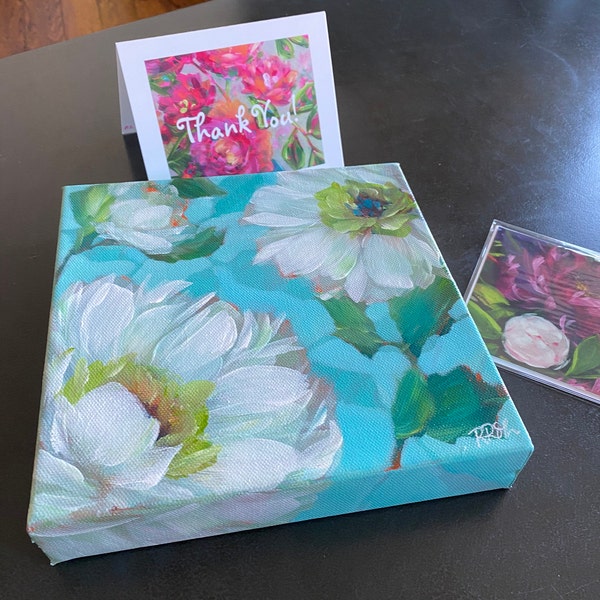 Mini Still Life, Mini Florals, Mini Flower Art, Mini Artwork, Rose ...