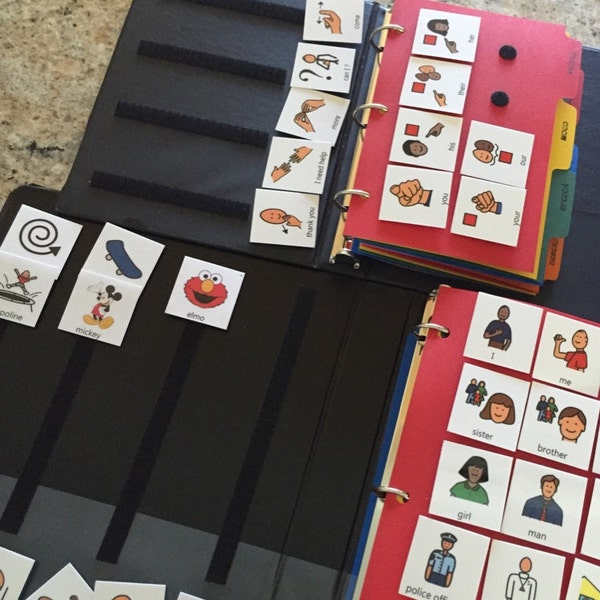 My Communicaid 1 Communication Book 215 Cards Bilingual English Spanish ...