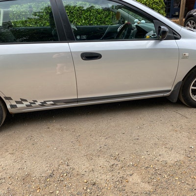 Ford Focus RS Side Text Staggered Triangle Decal Vinyl Sticker Graphic ...