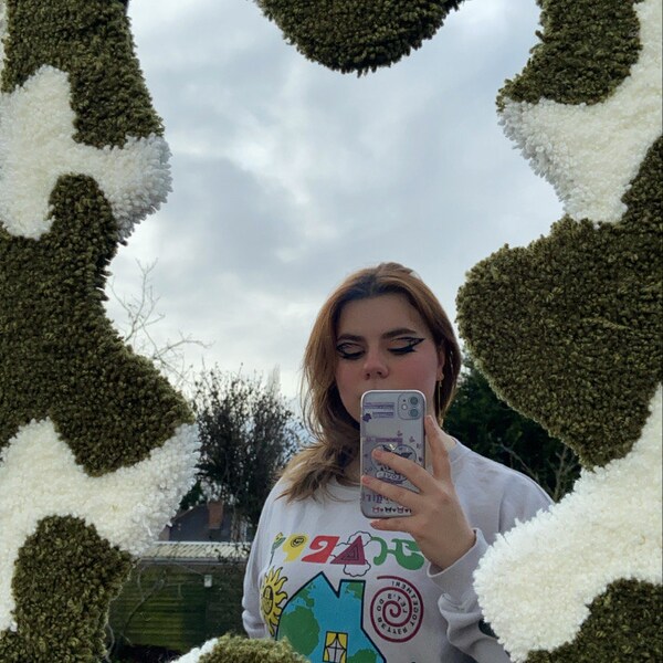 Handmade Tufting Gun Tufted Rug Carpet Psychedelic Contemporary Art ...