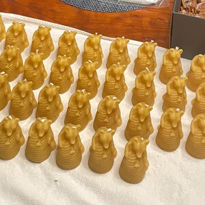 Honey Bear Beeswax Candles – Wedding Favors, Baby Shower Decor - Etsy