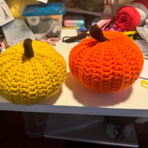 Crochet Pumpkin Pdf Pattern for Fall Decoration and Halloween | Stuffed ...