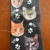 Custom Cat Face Socks, Personalized Pet Photo Socks, Custom Printed on ...