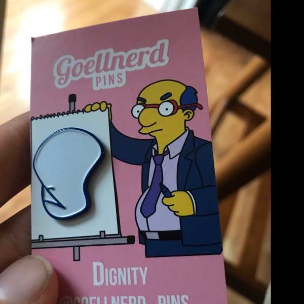 Simpsons Dignity Pin - Etsy