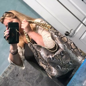 Red Python Bag Snakeskin Bag Genuine Leather Bag Red - Etsy