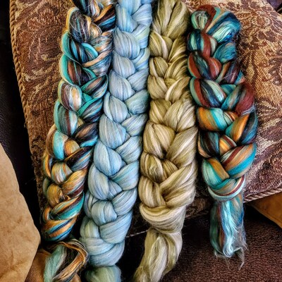 ART BATT, fancy Brown, Sepia Chocolate Cocoa Rust Mocha Cinnamon Merino ...