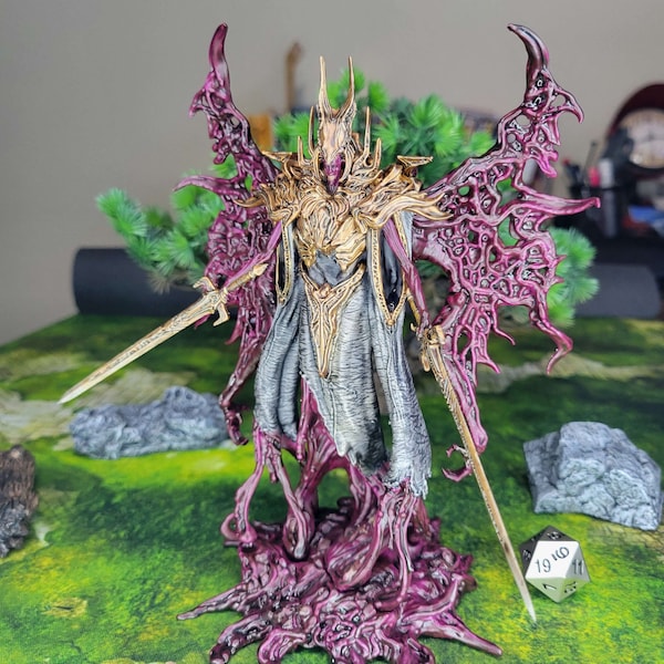 Afflicted Celestial \ 102mm Fantasy Miniature \ D&D \ Mini Monster ...