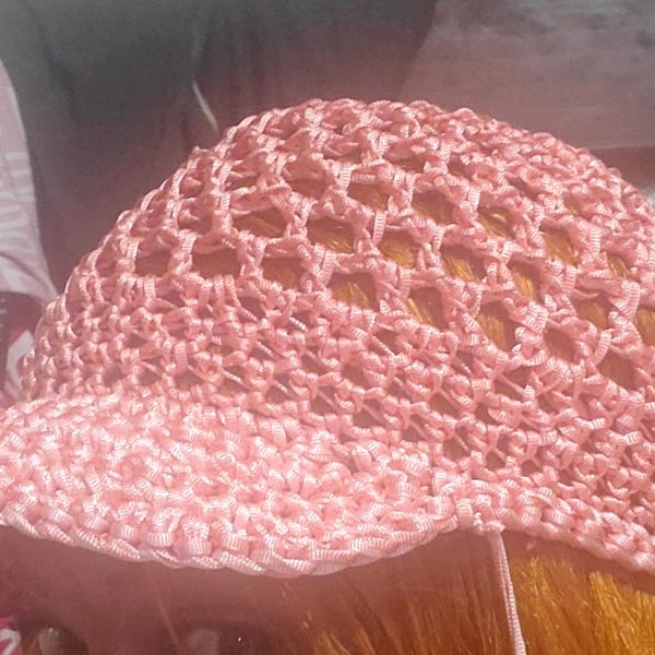 Pdf CROCHET PATTERN ONLY, Digital Download, Mesh Baseball Style Cap ...