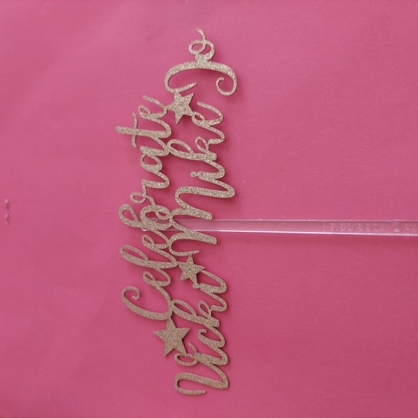 Personalized Happy Birthday Cake Topper Personalized With Any Text Any ...