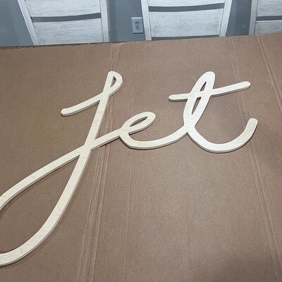 Custom Wood Name Sign for Nursery or Kids Room Decor, Personalized ...