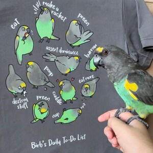 Conure Ripeness Chart T-shirt - Etsy