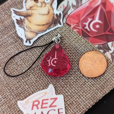 FFXIV Starbird and Elpis Flower Waterproof Vinyl Sticker Set Final ...