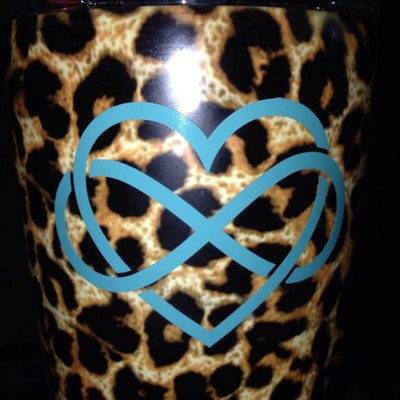 Interlocking Infinite Love Heart Infinity Vinyl Decal Sticker - Etsy